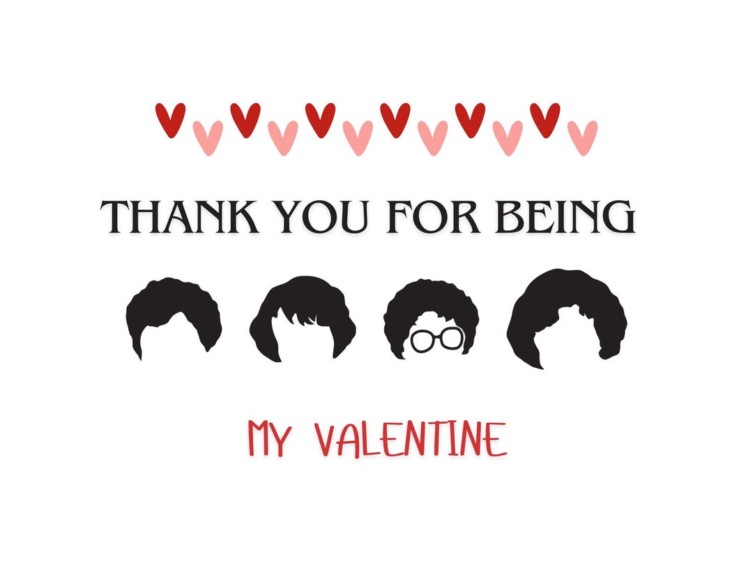 Thank You Valentine PNG - Etsy