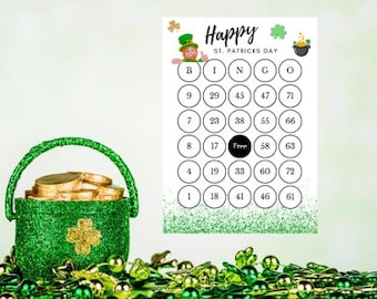 St Patrick's Day Bingo for Kids Digital Instant Download, Lucky ...