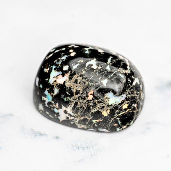 Black Leopard Opal-Mexico 7.70 Ct Play of Colors No. | Etsy