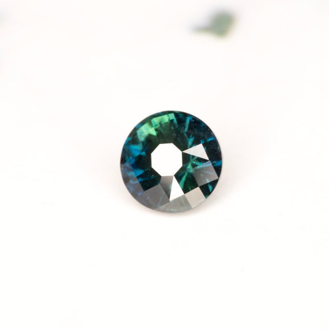 Natural Untreated Parti Sapphire, Kenya 0.38 Ct Blue Greenish Color ...