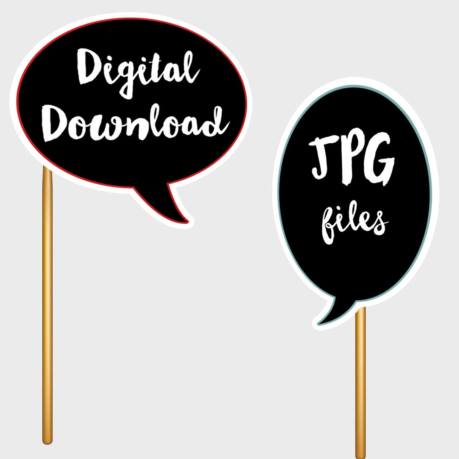 Printable Baby Boy Photo Booth Props Baby Shower Party Props - Etsy