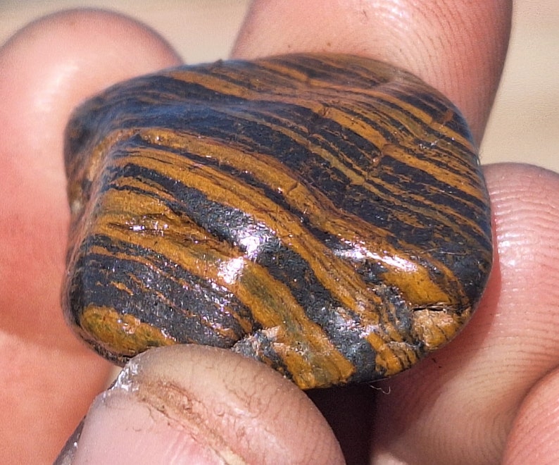 C10 MAGNETIC Genesis Stone Wyoming BIF Banded Ironstone Magnetite ...