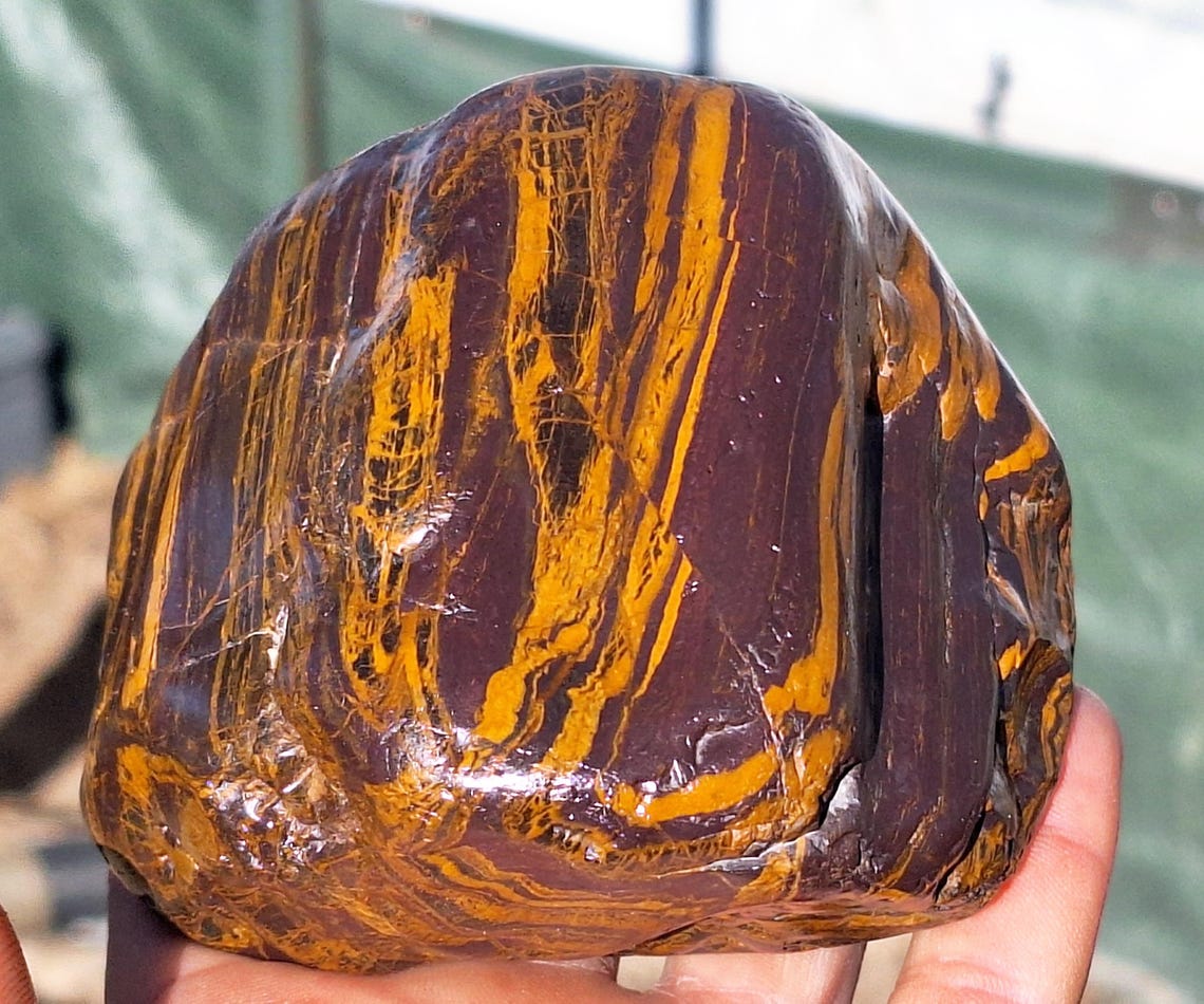 Purple MAGNETIC Genesis Stone Wyoming BIF Banded Ironstone Iron ...
