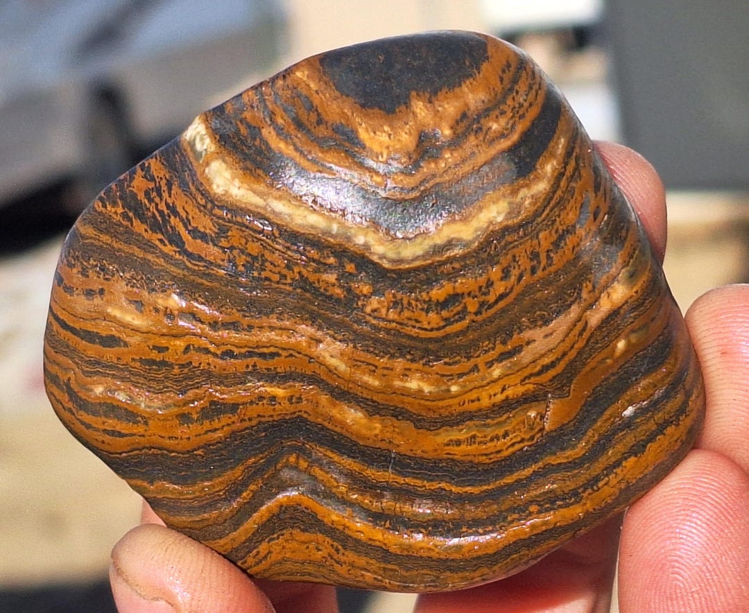 MAGNETIC Genesis Stone T02 Wyoming BIF Banded Ironstone Iron Hematite ...