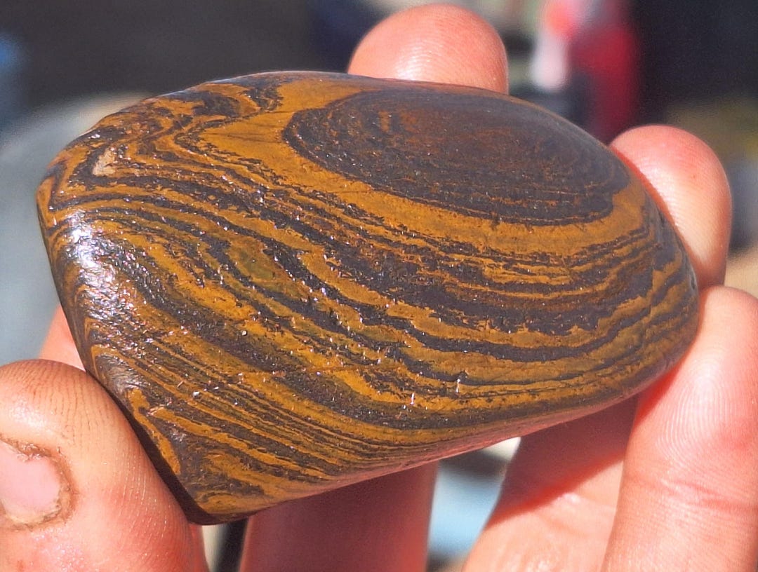MAGNETIC Genesis Stone Wyoming BIF Banded Ironstone Iron Hematite ...