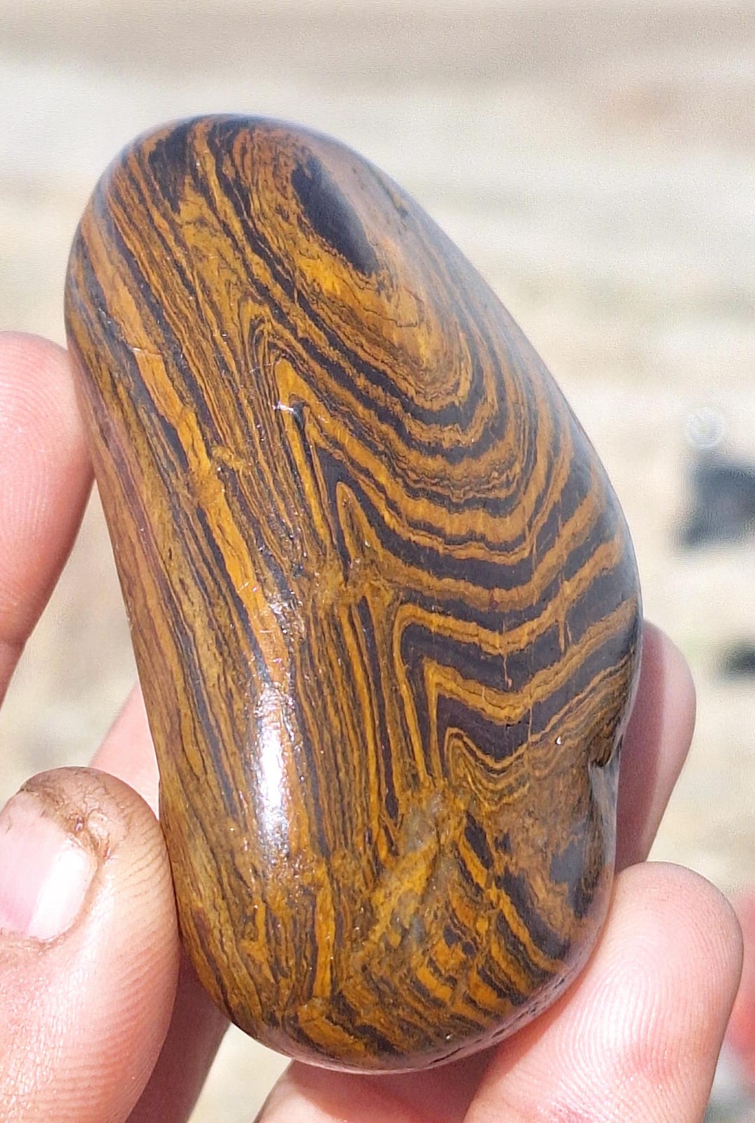 B45 MAGNETIC Genesis Stone Wyoming BIF Banded Ironstone Iron Hematite ...