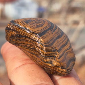 Banded Ironstone MAGNETIC Genesis Stone T27 Wyoming BIF Iron Hematite ...