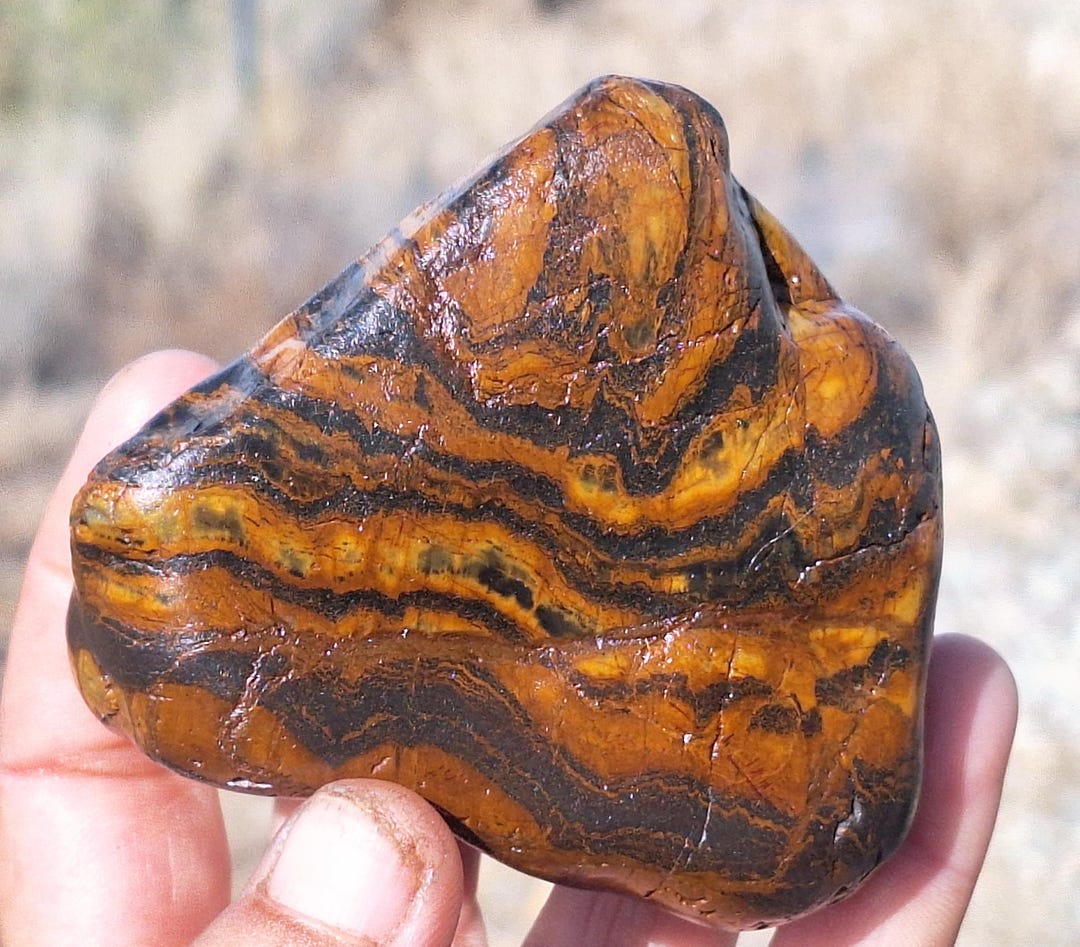B40 MAGNETIC Genesis Stone Wyoming BIF Banded Ironstone Iron Hematite ...