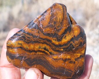 B68 MAGNETIC Genesis Stone Wyoming BIF Banded Ironstone Iron Hematite ...