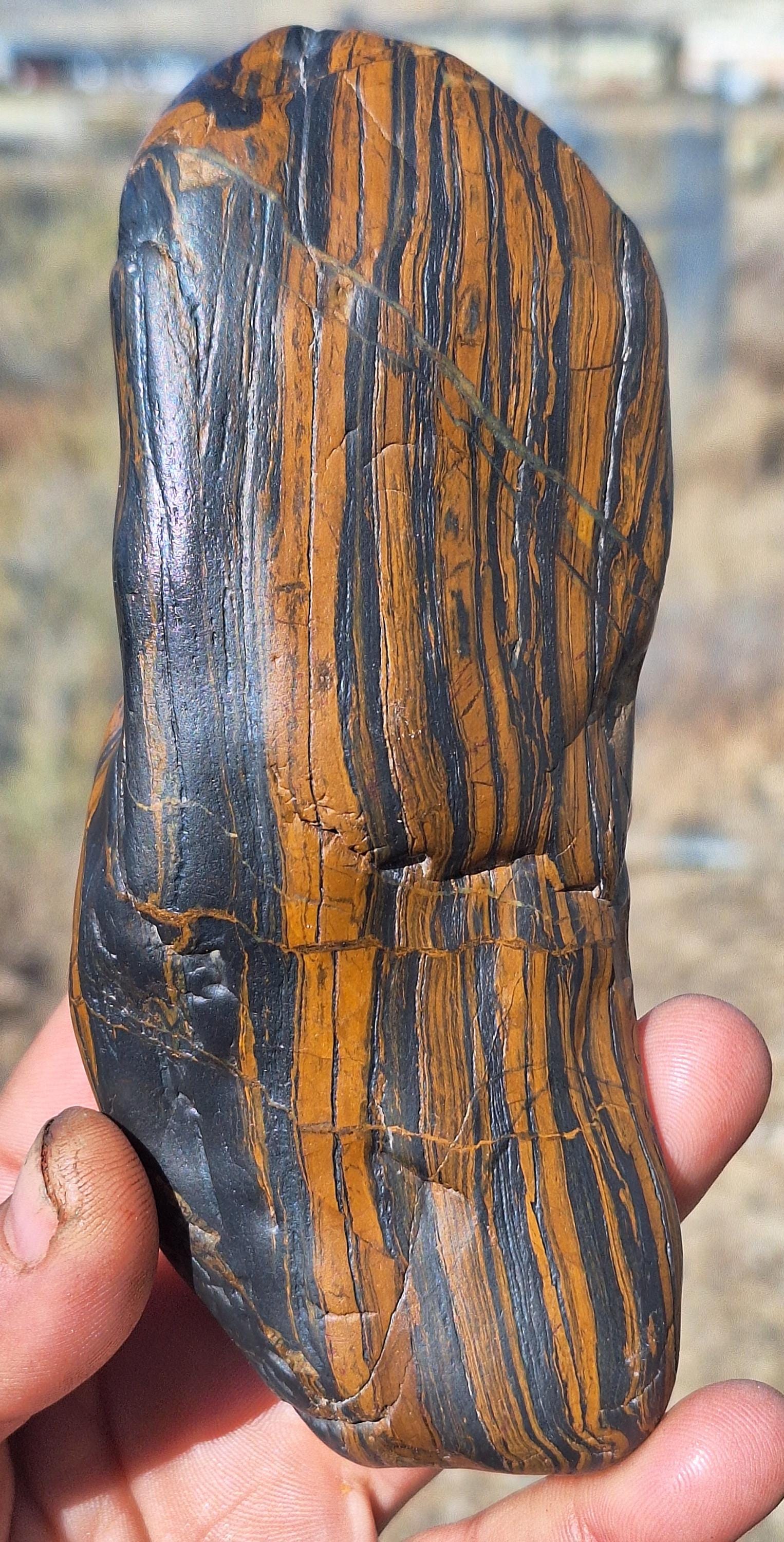 B67 MAGNETIC Genesis Stone Wyoming BIF Banded Ironstone Iron Hematite ...