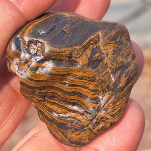 Banded Ironstone MAGNETIC Genesis Stone T27 Wyoming BIF Iron Hematite ...