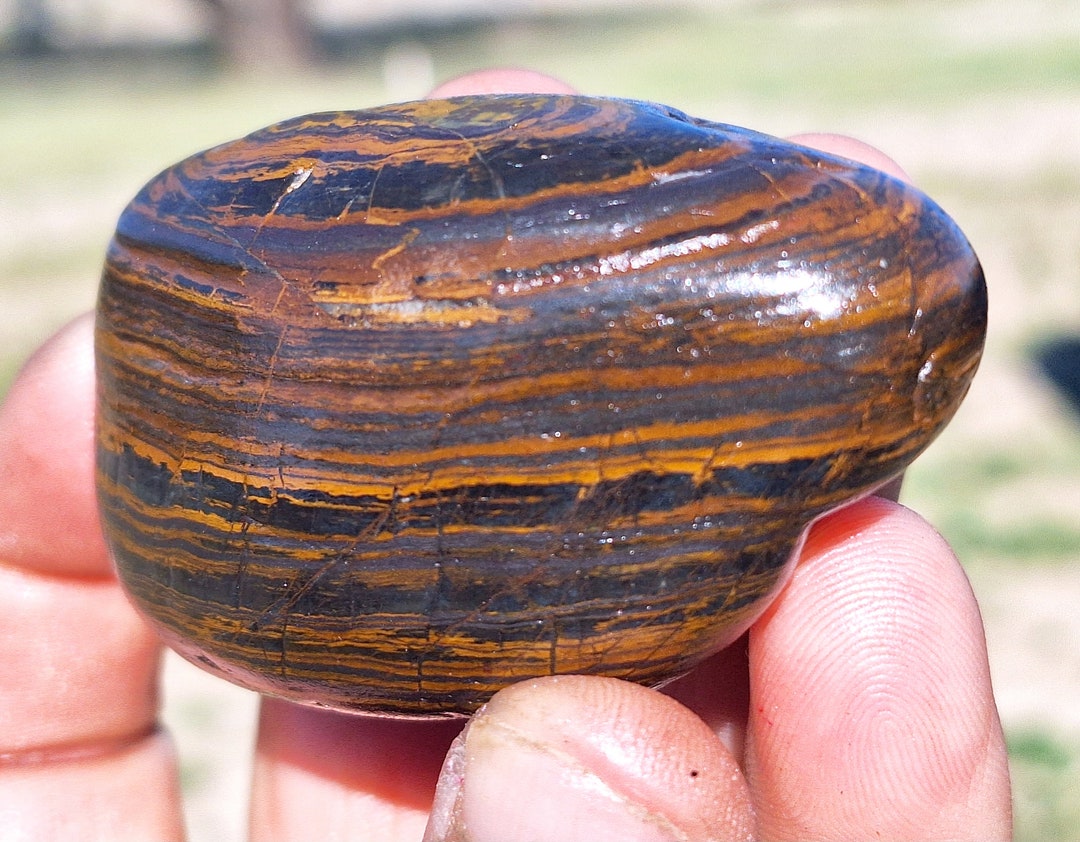 C62 MAGNETIC Genesis Stone Wyoming BIF Banded Ironstone Magnetite ...