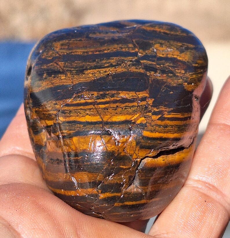 C15 MAGNETIC Genesis Stone Wyoming BIF Banded Ironstone Magnetite ...