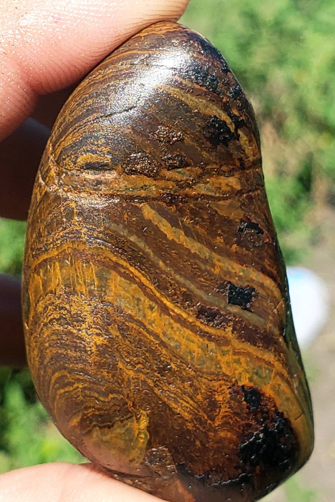 K59 Magnetic Banded Ironstone Genesis Stone WYOMING BIF Hematite ...