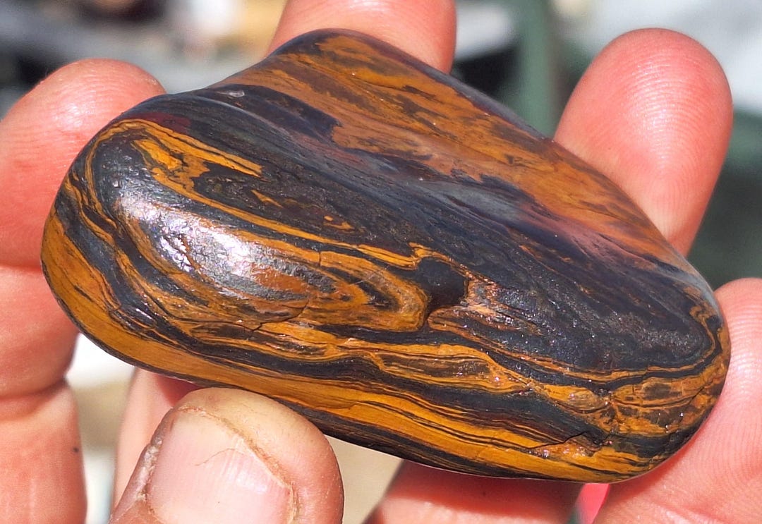 MAGNETIC Genesis Stone Wyoming BIF Banded Ironstone Iron Hematite ...