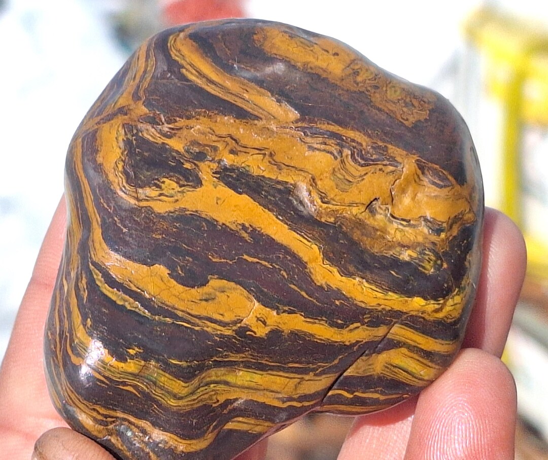 B22 Purple MAGNETIC Genesis Stone Wyoming BIF Banded Ironstone Iron ...