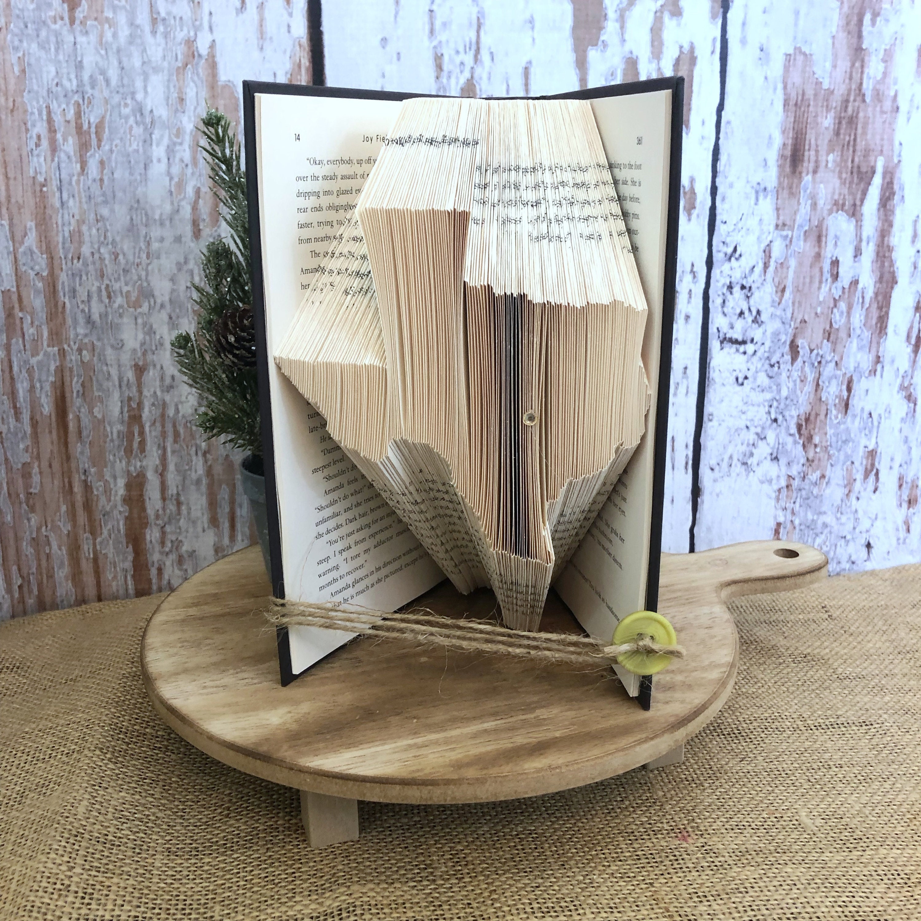 Texas Decor Texas Gifts Folded Book Art Texas Pride Long - Etsy