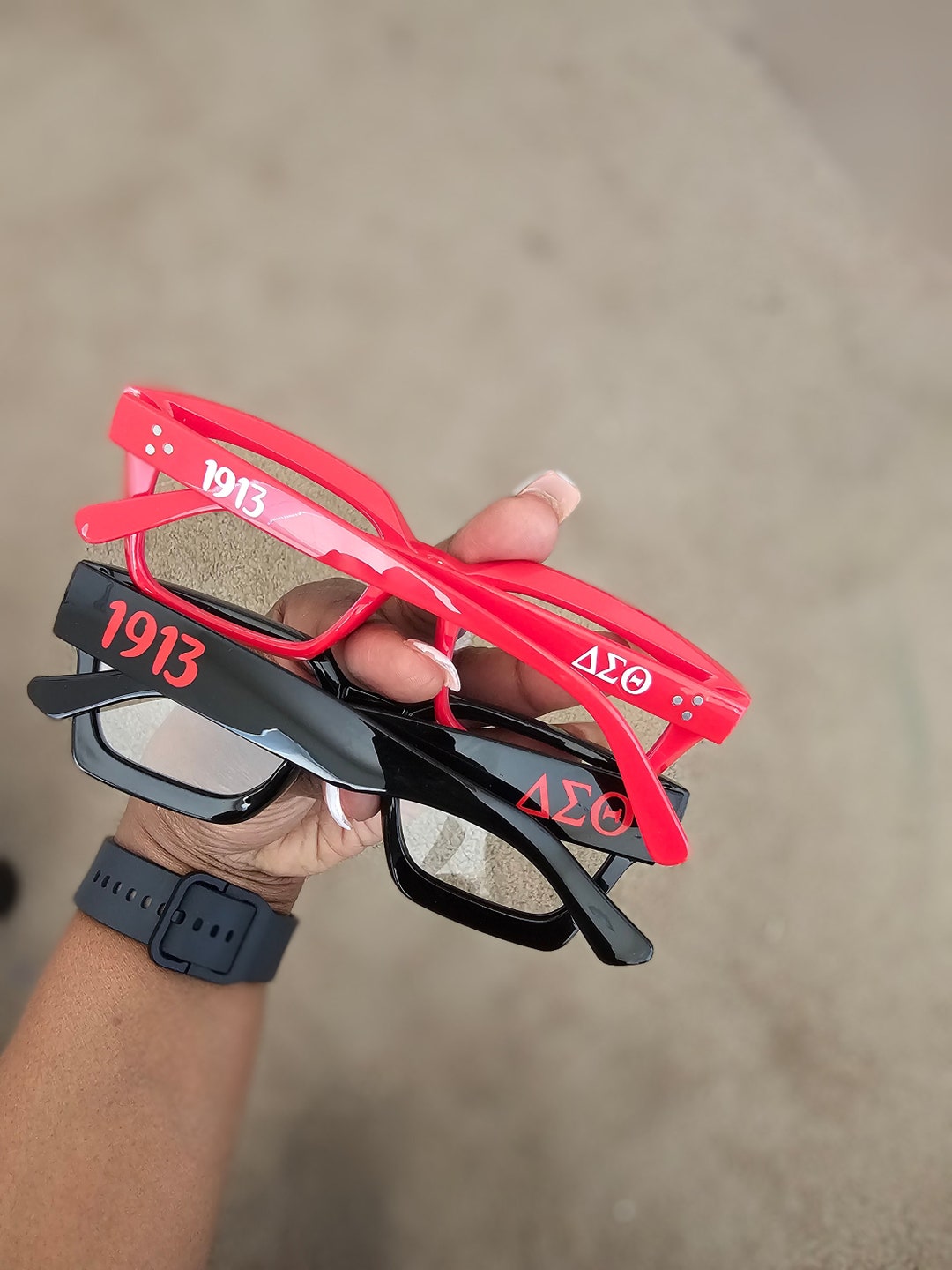 Delta Inspired Glasses/ DST Glasses/sorority Gift/probate Gift/diva ...