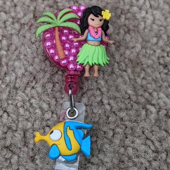 Moana Badge Reel/ Summer Badge Reel/ Tropical Badge Reel - Etsy