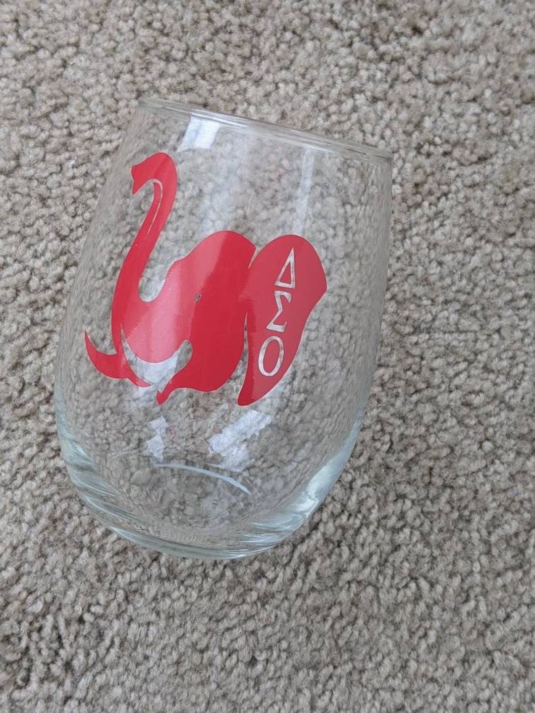 Delta Stemless Wine Glasses/dst Gifts/delta Wine Glass/diva Wine Glass ...