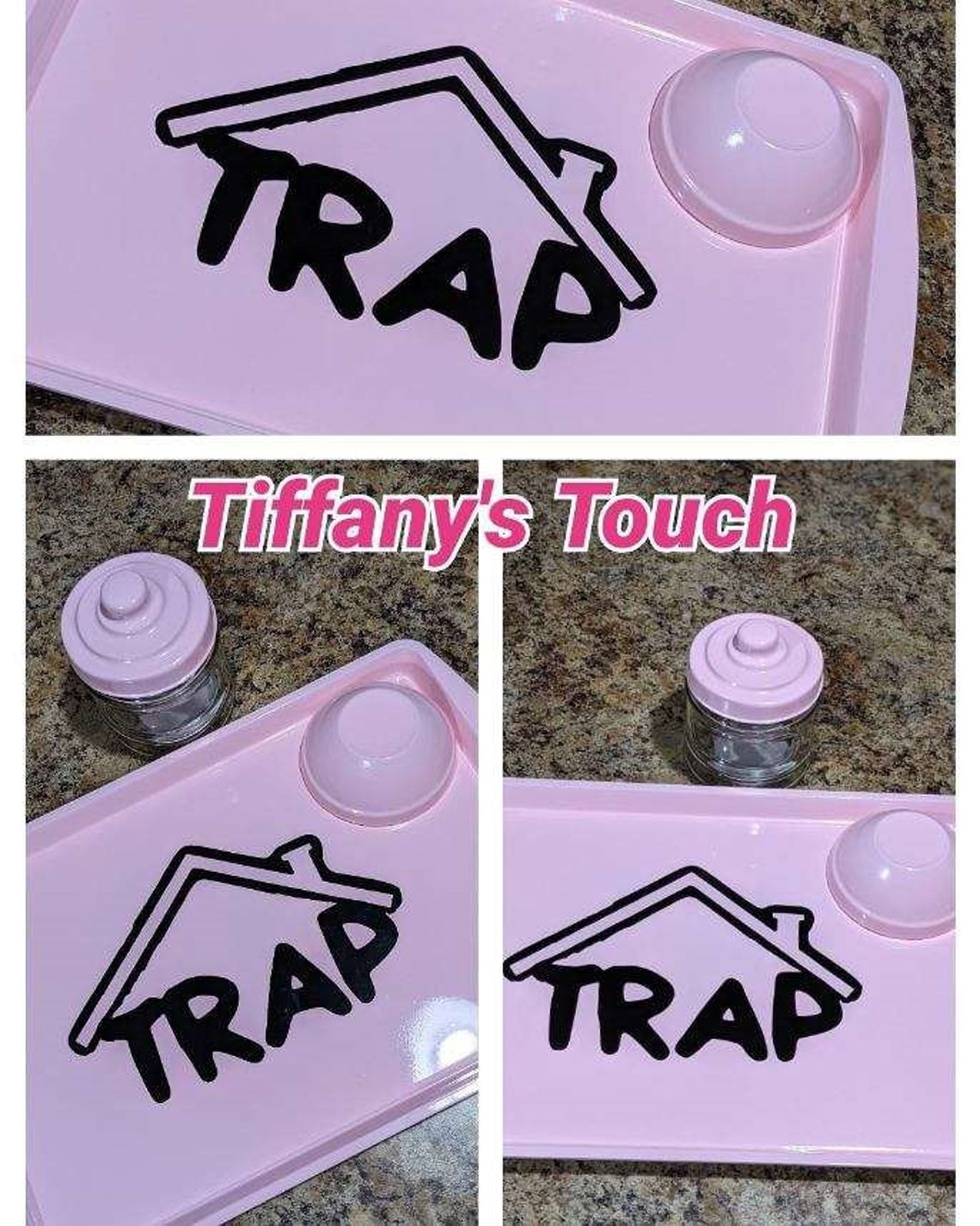 Trap House Rolling Tray Set Rolling Tray Set Weed Tray - Etsy