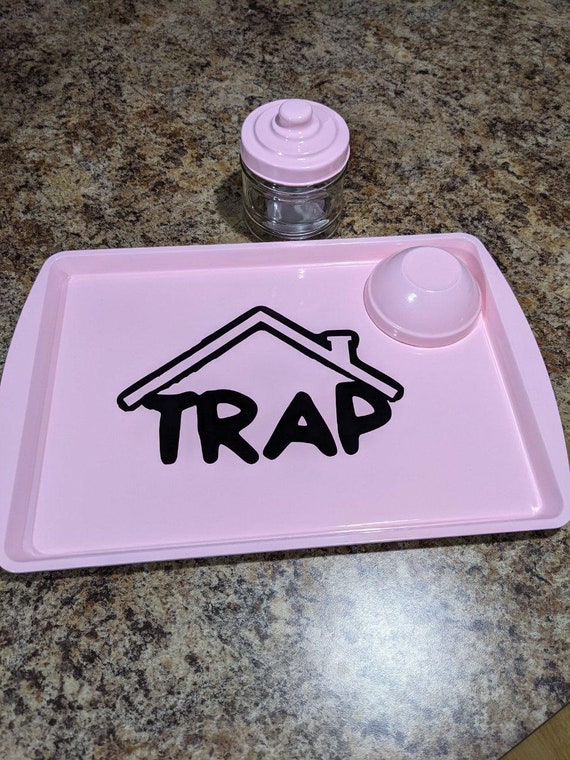 Trap House Rolling Tray Set Rolling Tray Set Weed Tray | Etsy