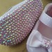 Pink Rhinestone Baby Shoes pink Bottoms / Baby Pink Bottoms/ - Etsy