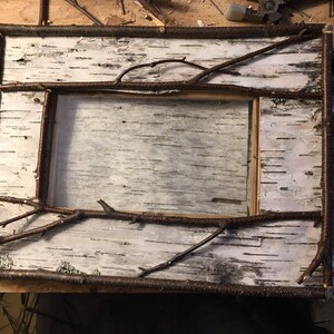 Birch Bark Picture Frame - Etsy
