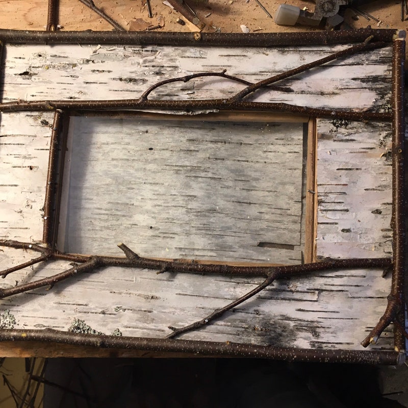 Birch Bark Picture Frames - Etsy