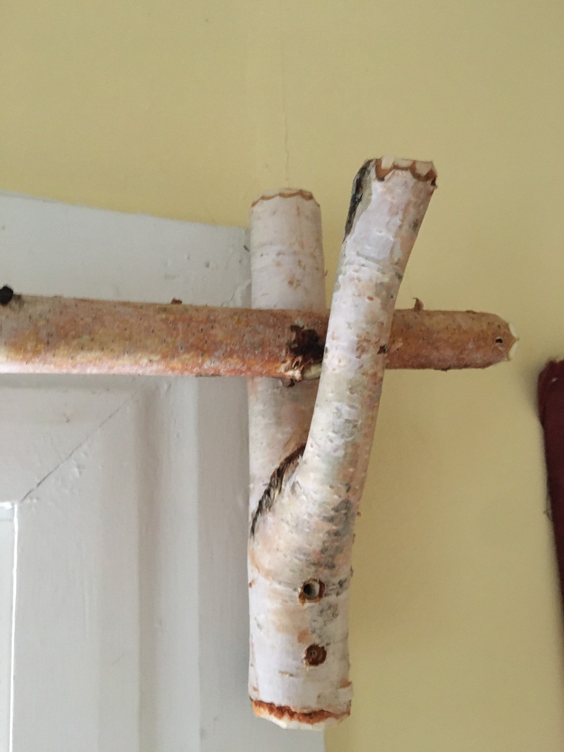 Birch Pole Curtain Rod Rustic Decor Birch Logs White Birch - Etsy