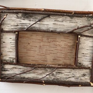 Birch Bark Picture Frame - Etsy