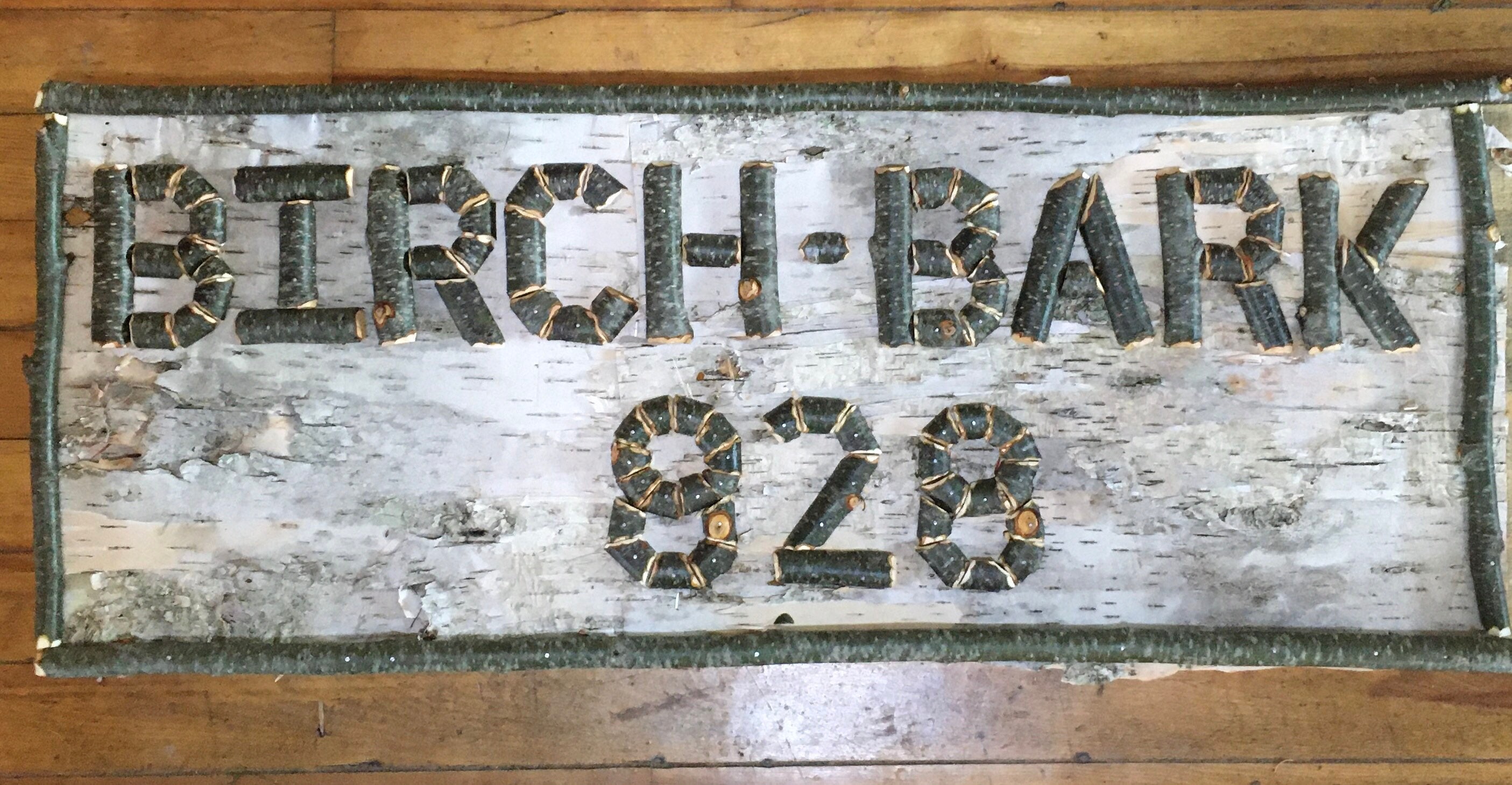 Birch Bark Signs - Etsy