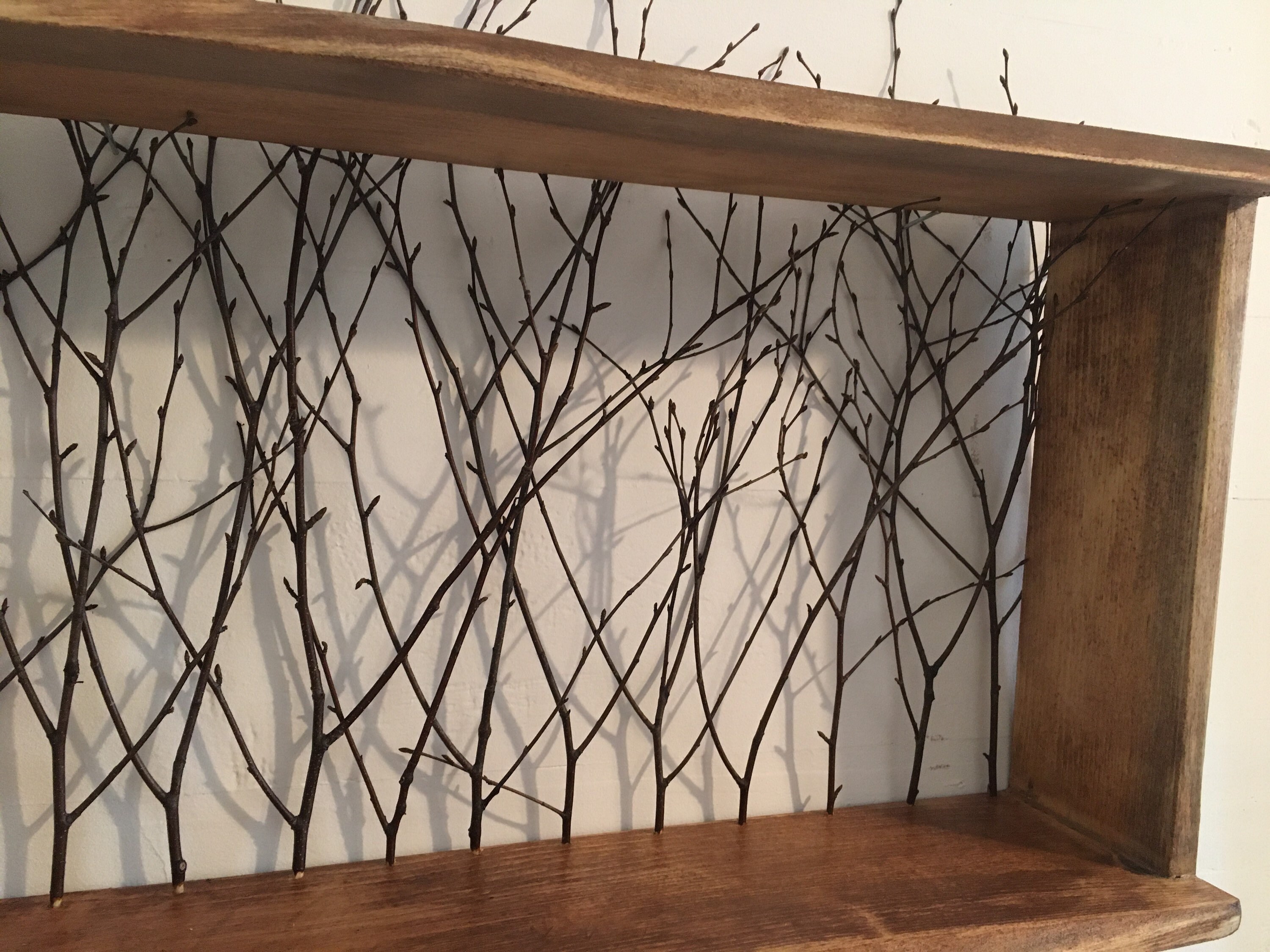 Wood Wall Shelf Rustic Wall Decor Cottage Wall Decor - Etsy