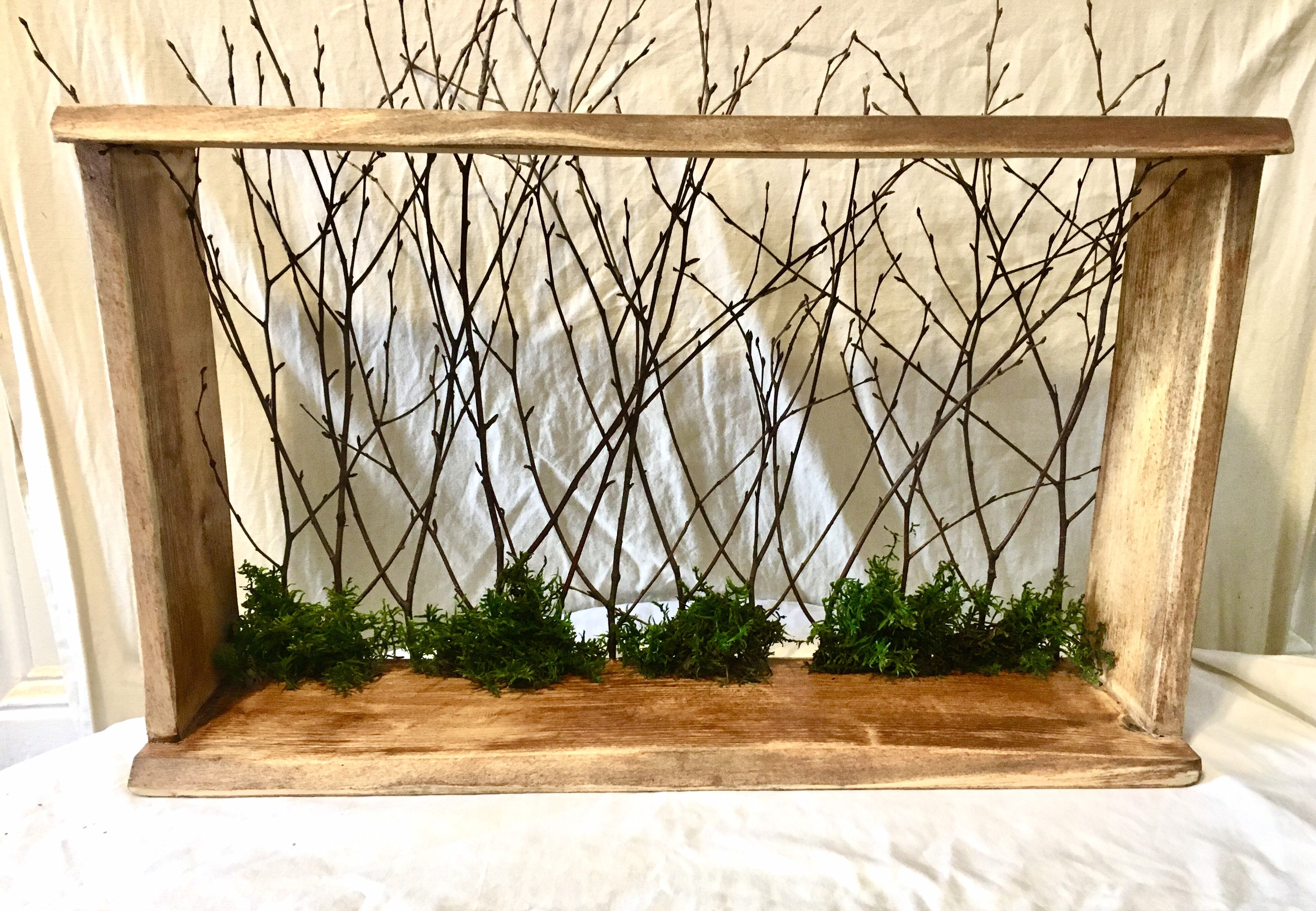 Wood Wall Shelf Rustic Wall Decor Cottage Wall Decor - Etsy