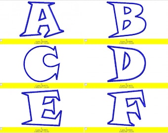 Puffy letters | Etsy