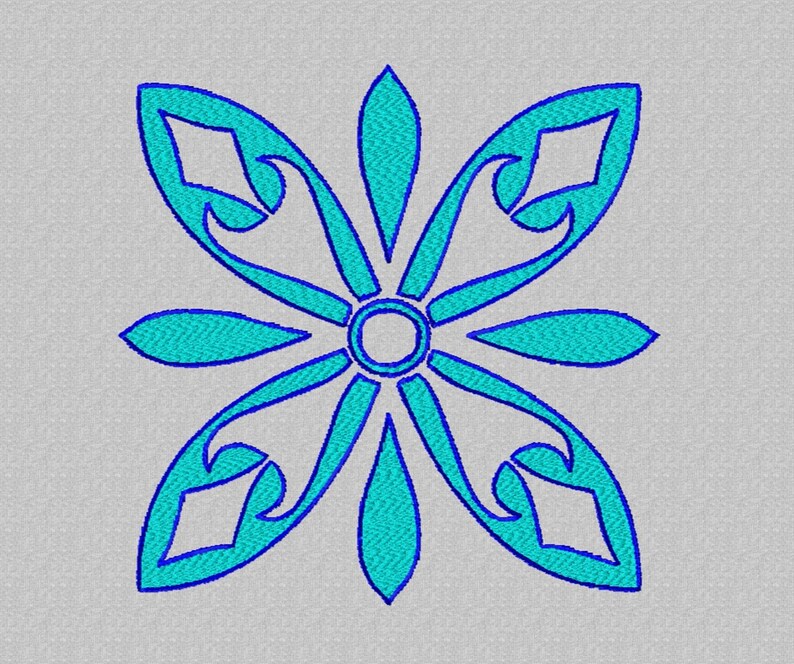 Set of 4 TILE DESIGNS Machine Embroidery - Etsy
