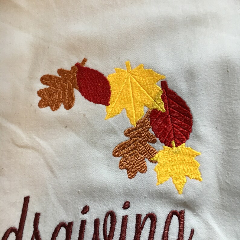 2 Inch Fall Leaves Embroidery Design Set of 3 designs | Etsy