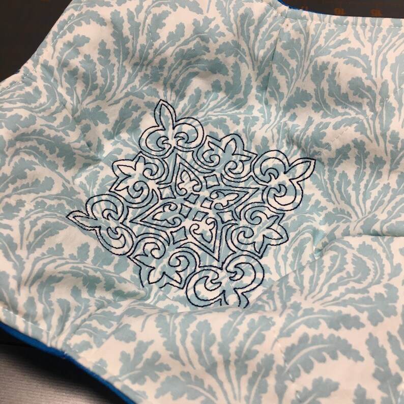 4 TILE DESIGNS Single Stitch Machine Embroidery | Etsy