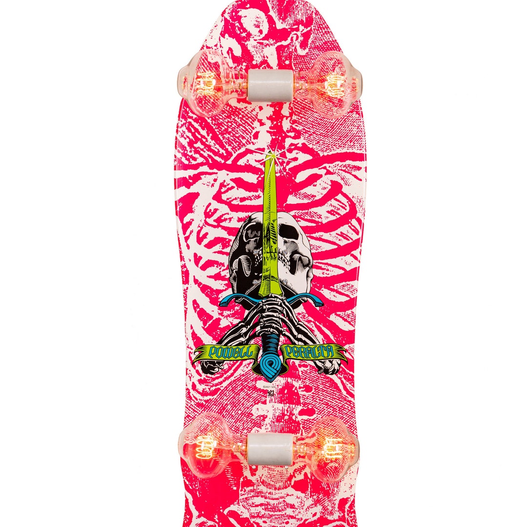 Powell Peralta Geegaw Skull and Sword Hot Pink Skateboard Light - Etsy