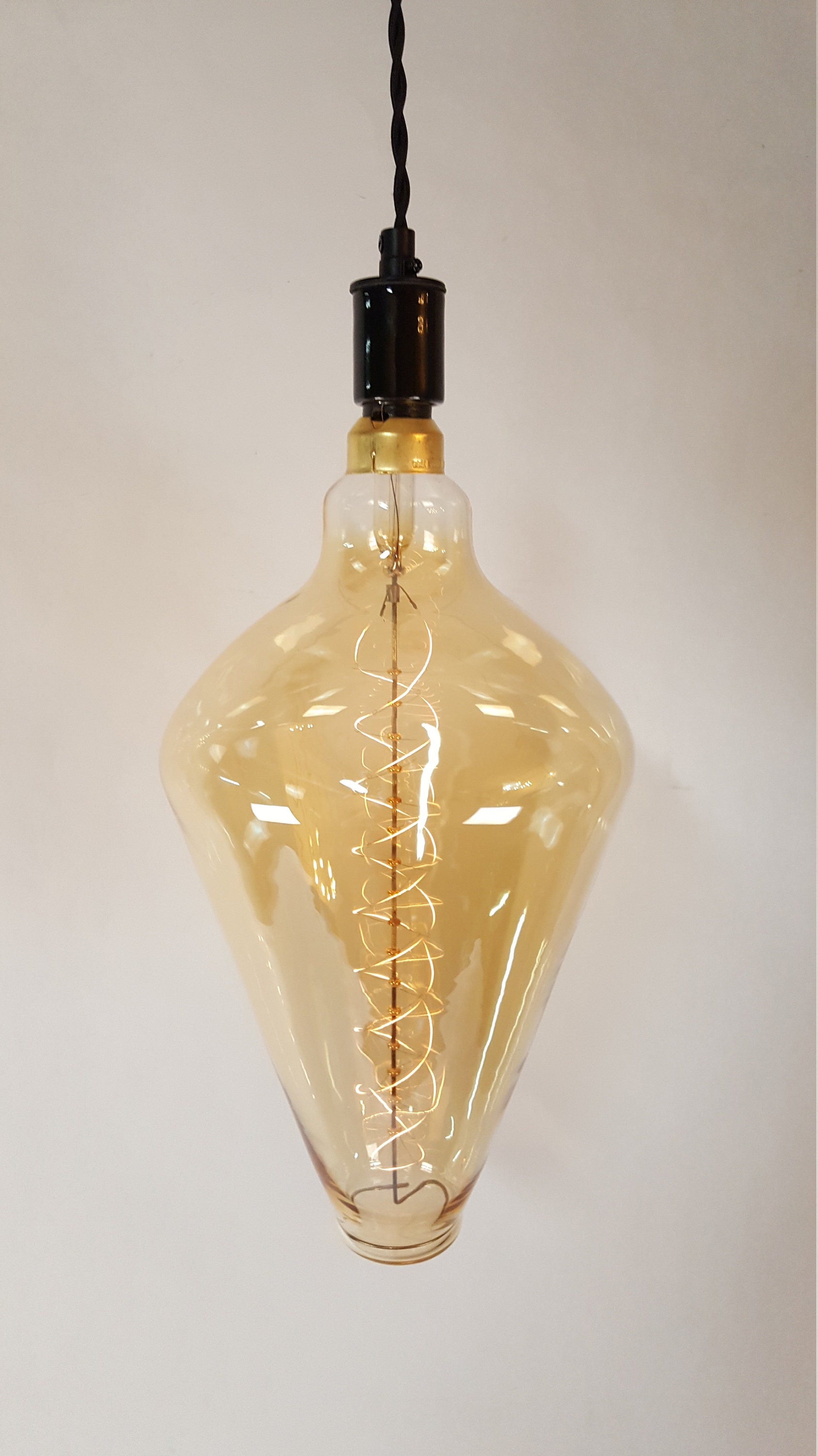Giant Edison Bulb Plug in Pendant Light Vintage Style With 12 Foot Cord ...