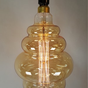 Giant Edison Bulb Plug in Pendant Light Vintage Style With 12 Foot Cord ...