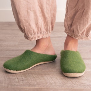 Luxury Organic Merino Wool Slippers Eco-friendly Warmth, Non-slip ...