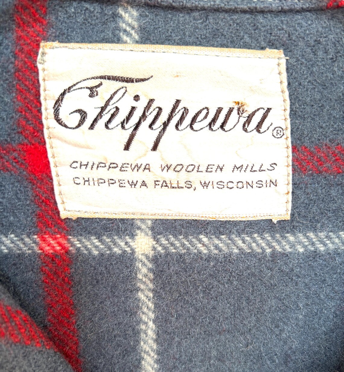 Vintage 1950's Chippewa Box Fit Jacket//all Heavy Weight Wool//gray ...