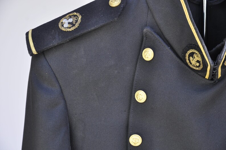 Vintage 1982 Merchant Marine Academy Mess Dress Jacket Size 37 - Etsy