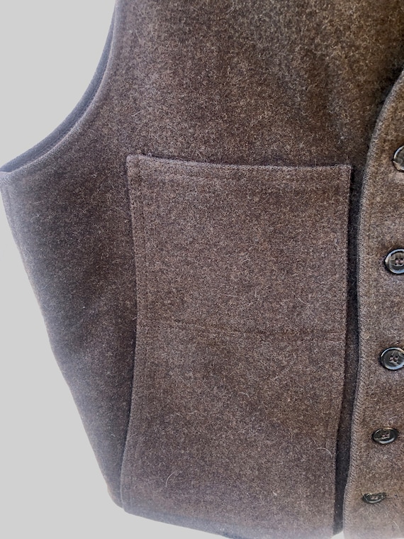 Filson Mackinaw Wool Vest//Brown//Mens size 46//Iconi… - Gem