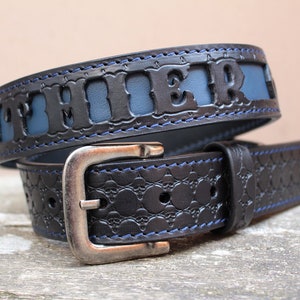 Build Your Own Leather Belt – Customizable & Personalized FILIGREE ...