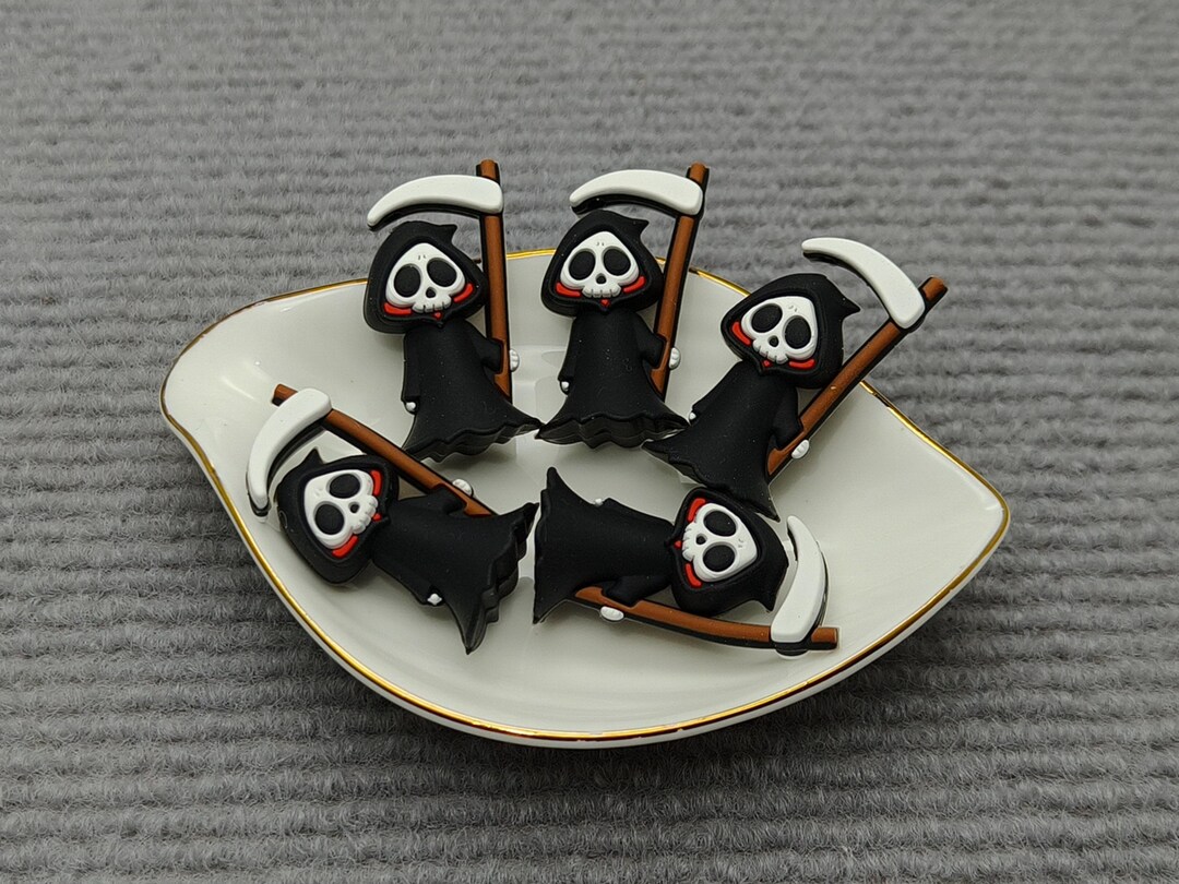 Silicone Bead Death God Halloween Ghost Skull Focal Bead for Pen ...