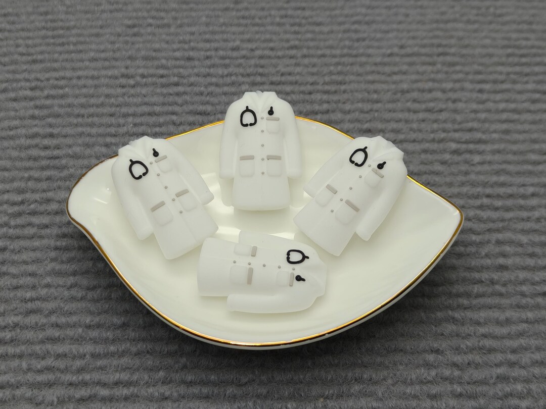 Silicone Bead 3D Medical Doctor Uniform Focal Bead Charm Pen Finding ...