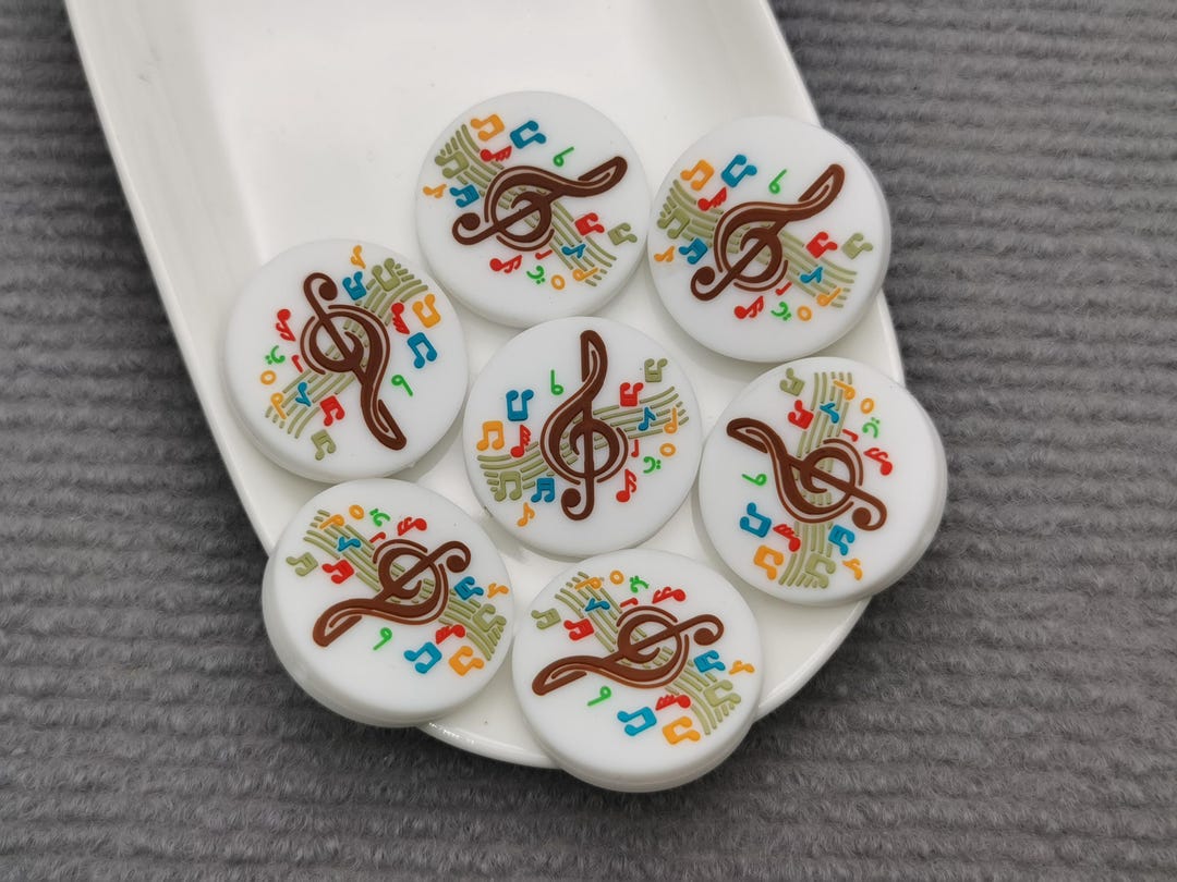 Silicone Bead Musical Music Stave Note Focal Bead for Pen Bracelet ...