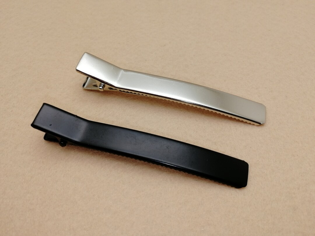 10/100 Pieces 80 Mm Length Metal Alligator Hair Clip , Head Accessory ...